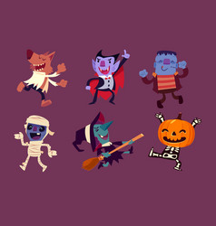 Group of people dancing street dance action Vector Image