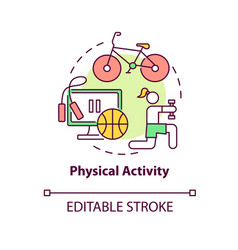Physical activity pyramid infographics Royalty Free Vector