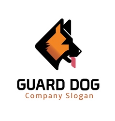 5 dog usa flage shield security Royalty Free Vector Image