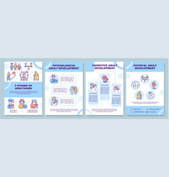 Generation z poster template layout modern age Vector Image