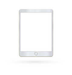 Outline line style of new version tablet Vector Image