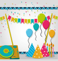 Festival frame design Royalty Free Vector Image