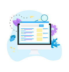 Microsoft bing web search engine logo Royalty Free Vector