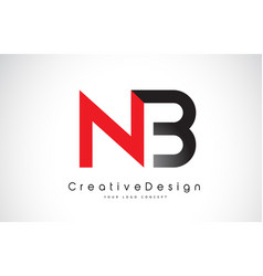 Nb n b pixel letter logo with digital shattered Vector Image