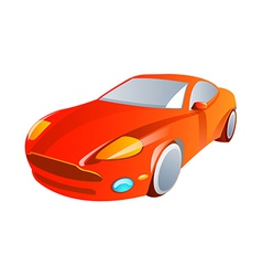 Cartoon red car Royalty Free Vector Image - VectorStock