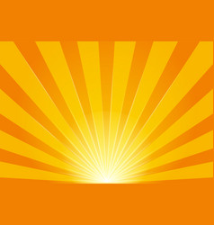 Abstract rays yellow background with light dots Vector Image