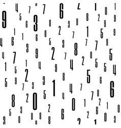 Seamless pattern with the numbers Royalty Free Vector Image