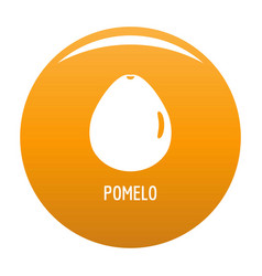 Pomelo exotic fruit tropical food icon Royalty Free Vector