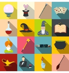 High detailed black magic supplies set Royalty Free Vector