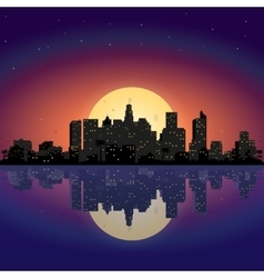 Realistic moon Royalty Free Vector Image - VectorStock