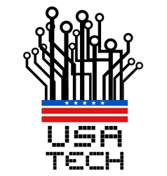 Electric metaballs tech seamless pattern Vector Image