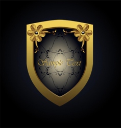 Golden Emblem Royalty Free Vector Image - VectorStock