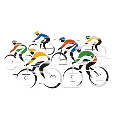 Cycling Royalty Free Vector Image - VectorStock