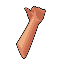 Like hand symbol pop art Royalty Free Vector Image