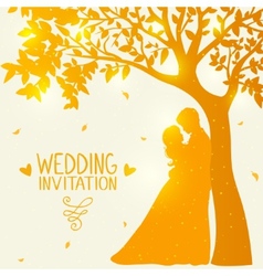 Couple under love tree Vector Image by jackrust - Image #351036 - VectorStock