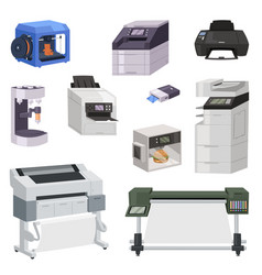 Letterpress printing machine Royalty Free Vector Image