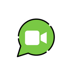 Video call icon Royalty Free Vector Image - VectorStock