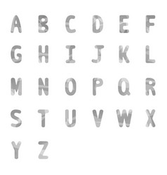 Font a to z alphabet Royalty Free Vector Image - VectorStock
