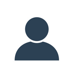 User member avatar face profile icon Royalty Free Vector