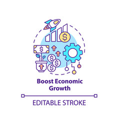 Economic growth design Royalty Free Vector Image