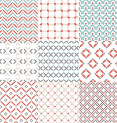 Pattern set Royalty Free Vector Image - VectorStock