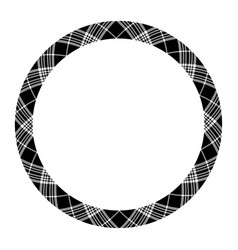Circle borders and frames round border pattern Vector Image
