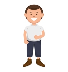 Fat man Royalty Free Vector Image - VectorStock