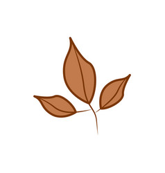 Cartoon style simple isolated tree plant Vector Image