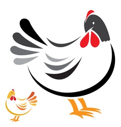 Hen Royalty Free Vector Image - VectorStock