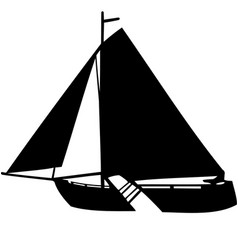 Sloop Royalty Free Vector Image - VectorStock