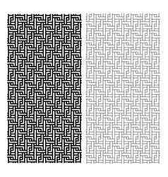 Seamless 3d brown rattan pattern art Royalty Free Vector