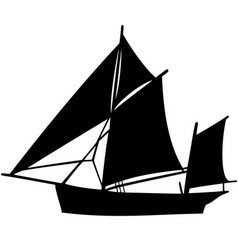 Lugger Royalty Free Vector Image - VectorStock