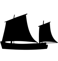 Sloop Royalty Free Vector Image - VectorStock