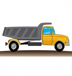 Dumper truck Royalty Free Vector Image - VectorStock