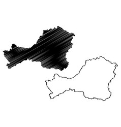 Sakha map Royalty Free Vector Image - VectorStock