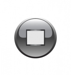 Car engine start stop button ignition push circle Vector Image