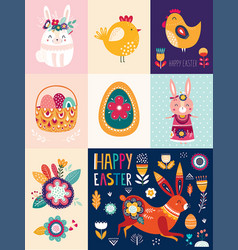Easter three Royalty Free Vector Image - VectorStock