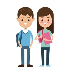 Cartoon students Royalty Free Vector Image - VectorStock