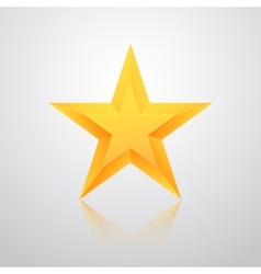 Golden star Royalty Free Vector Image - VectorStock