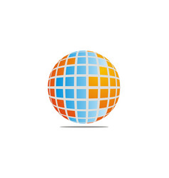 World logo template Royalty Free Vector Image - VectorStock