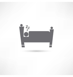 Sleep rgb color icon Royalty Free Vector Image