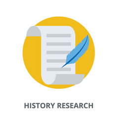 History flat icon Royalty Free Vector Image - VectorStock