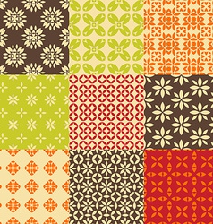 Pattern set Royalty Free Vector Image - VectorStock
