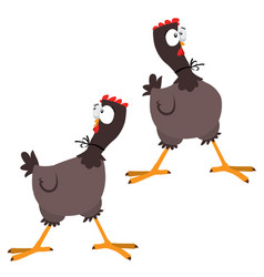 Chicken cartoon Royalty Free Vector Image - VectorStock