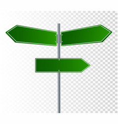 Green street sign Royalty Free Vector Image - VectorStock