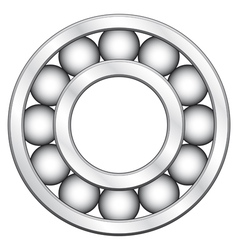 Ball bearing mechanism rotation rolling Royalty Free Vector