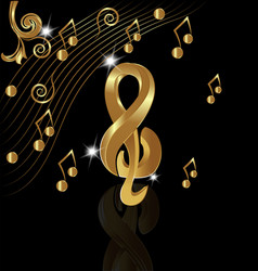 Symmetrical gold frame scroll Royalty Free Vector Image