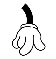 Hand showing middle finger image Royalty Free Vector Image