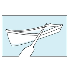 Team rowing Royalty Free Vector Image - VectorStock