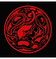 Haida style tattoo design Vector Image by artefy - Image #1454302 ...